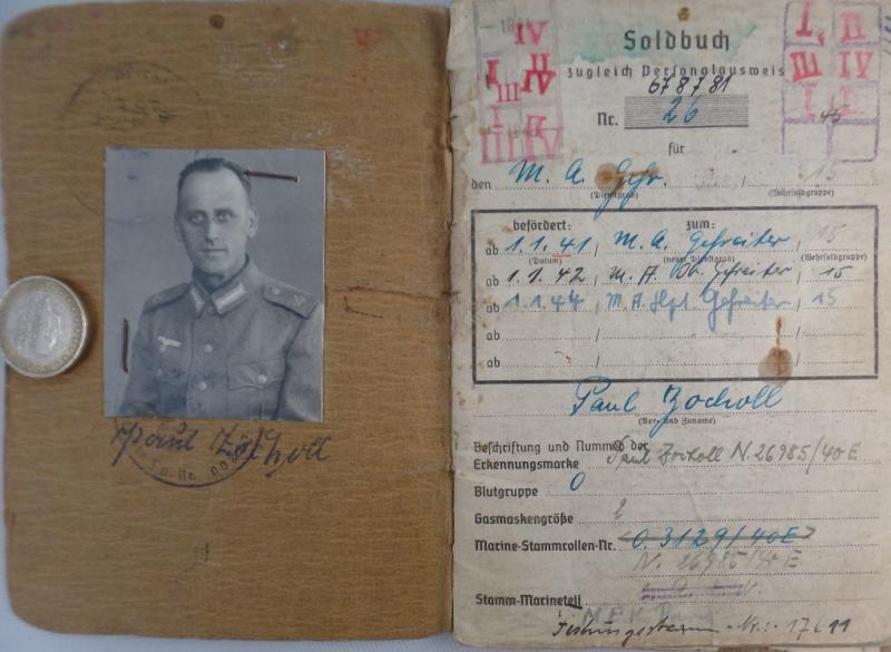 Kurland Docs | Soldbuch KM - Mar.Flak Abt.704 - "Atlantik Festung ...