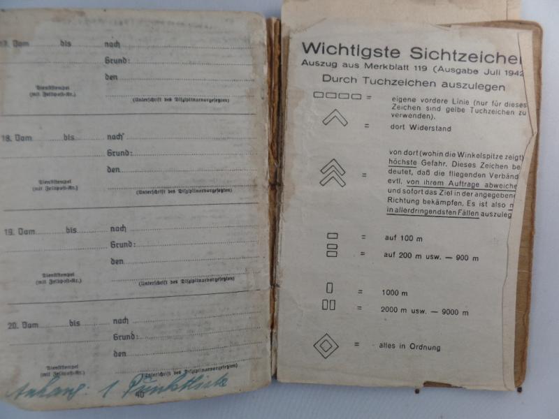Kurland Docs | Soldbuch KM - Mar.Flak Abt.704 - "Atlantik Festung ...