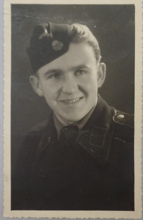 Kurland Docs | Waffen SS postcard picture - "Panzer" - France (Lille)