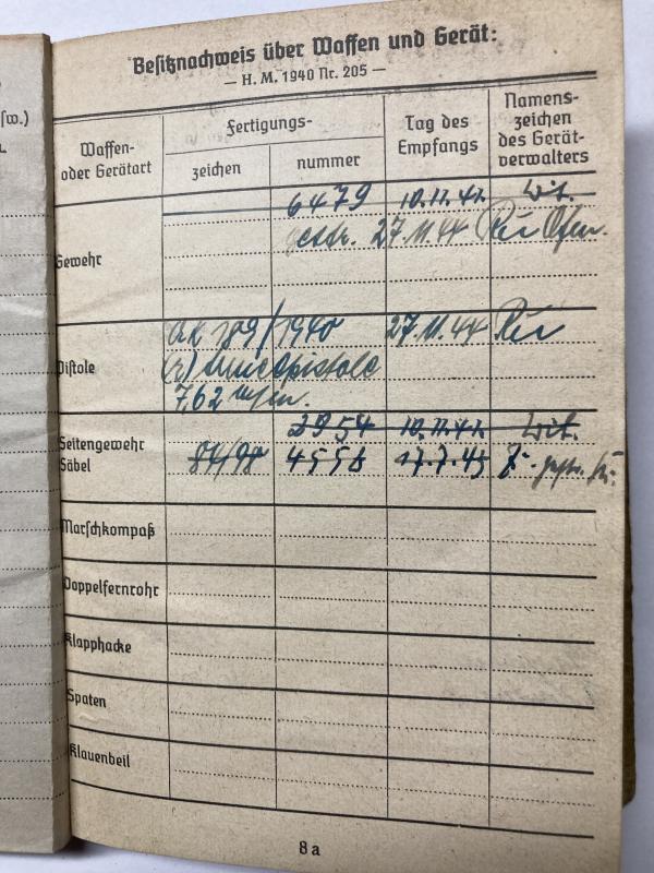 Kurland Docs | Soldbuch WH (Heer) - Fu.Kp.(mot.) 674 - Büchner