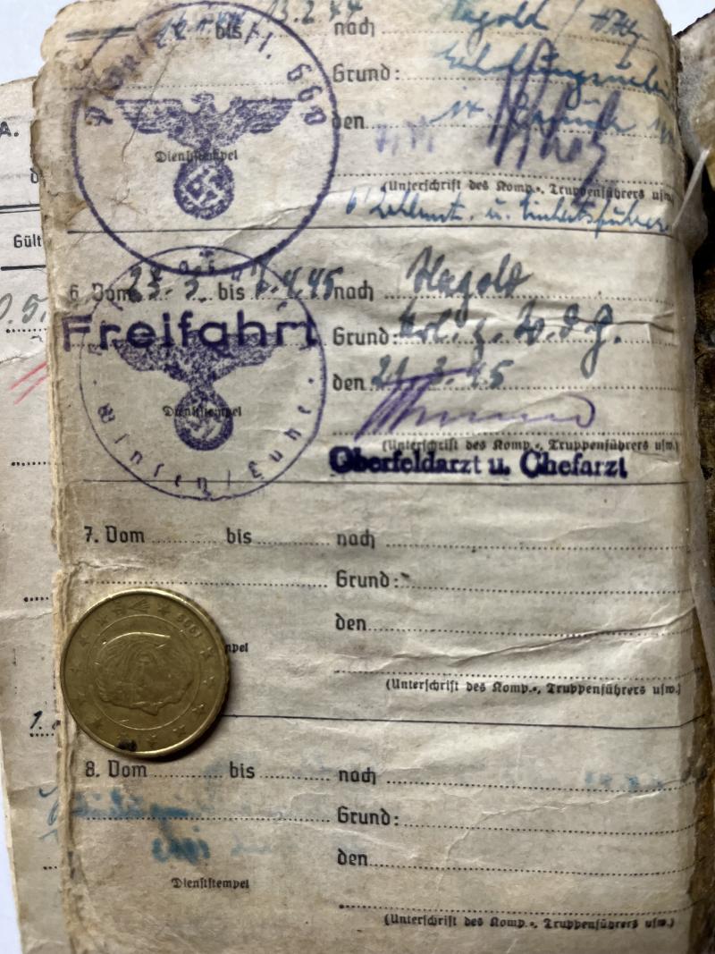 Kurland Docs | Soldbuch WH (Heer) - Pionier Btl.660 - Niethammer